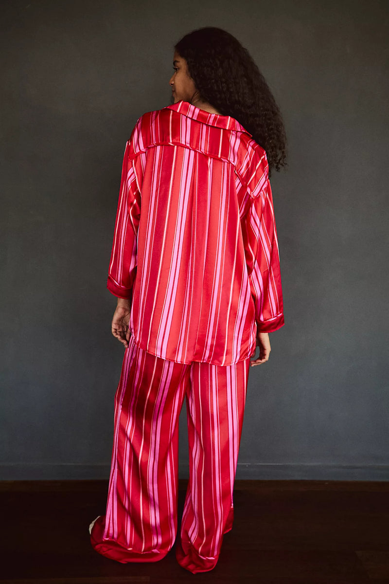 Free People- Dreamy Days Pajama Set - Berry Combo – Yes Doll Boutique LLC